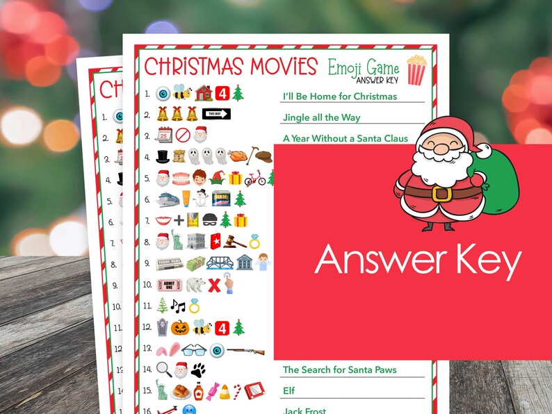 Christmas Movies Emoji Game - Christmas Emoji Game - Christmas Game ...
