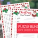 Christmas Word Scramble - Christmas Word Search - Christmas Word Puzzle ...