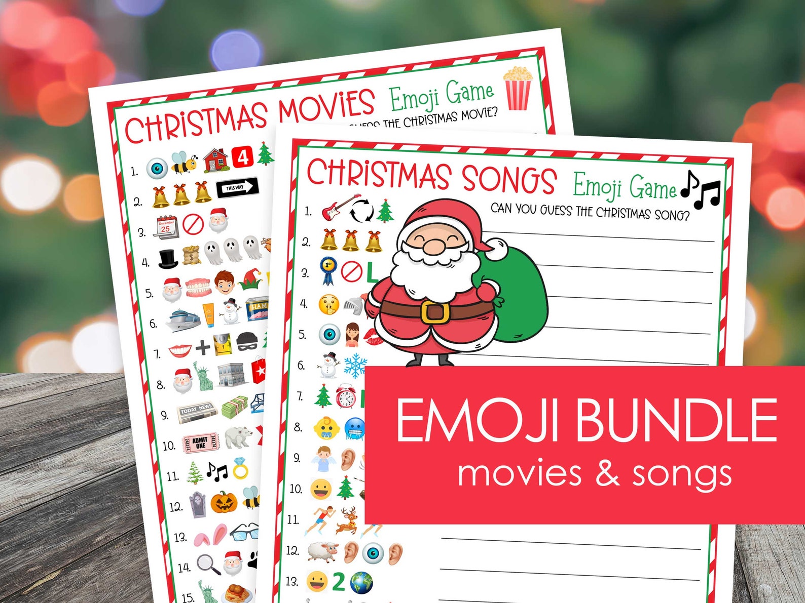Christmas Emoji Game - Christmas Song Emoji Game - Christmas Movie Game ...