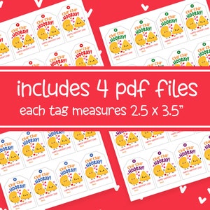 Chips Valentine Gift Tags - Kids Valentine Cards - Potato Chip ...
