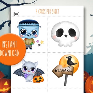 Halloween Treasure Hunt - Halloween Scavenger Hunt - Young Kids ...