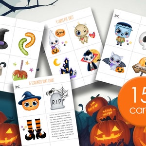 Halloween Treasure Hunt - Halloween Scavenger Hunt - Young Kids ...