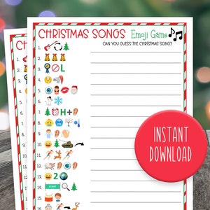 Christmas Songs Emoji Game - Christmas Music Game - Christmas Song Game ...