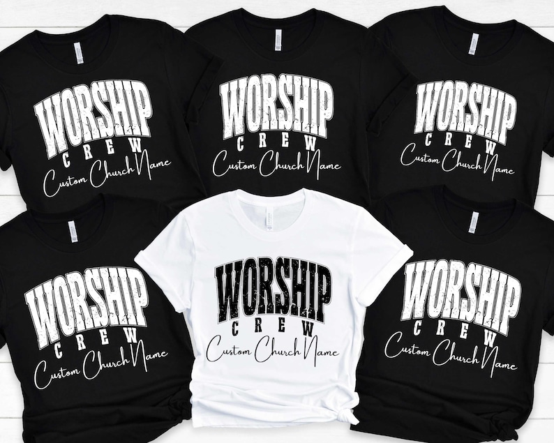 Custom Christian Shirt, Personalized Worship Crew Shirt,worship Squad T ...
