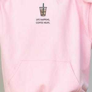 Iced Coffee Hoodie | Minimalist Graphic Sweatshirt, Coffee Lover Gift ...
