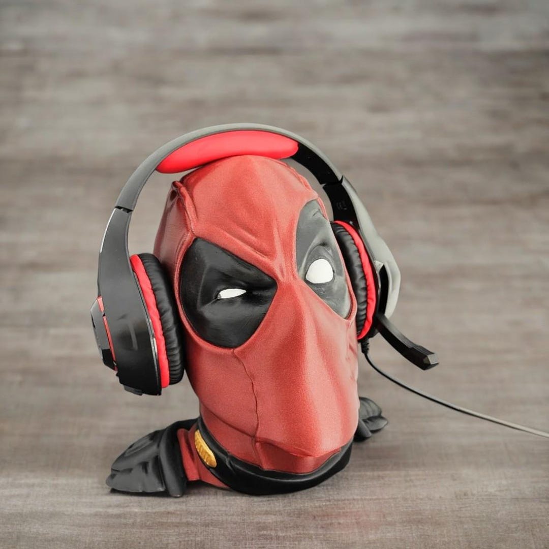 Deadpool Headphone Stand Accessory for Musicians Gift for Musicians - Etsy