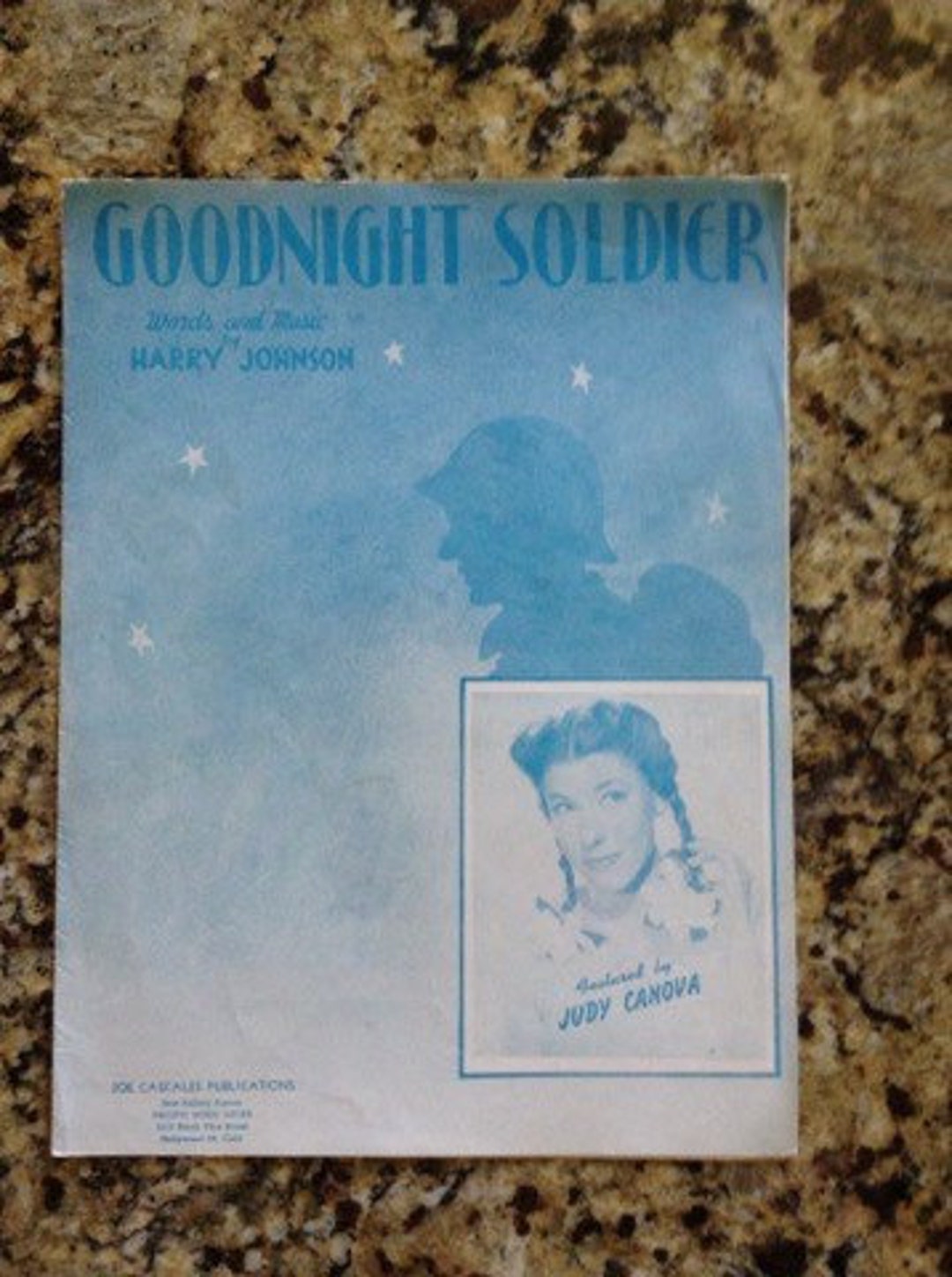 Goodnight Soldier 1943 Sheet Music - Etsy
