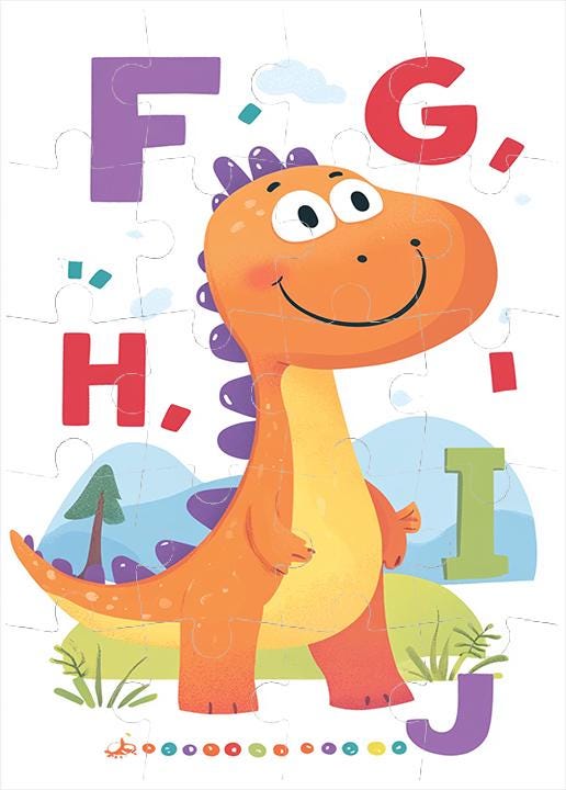 Educational ABC Jigsaw Puzzle for Kids – Fun Alphabet Learning for Ages ...