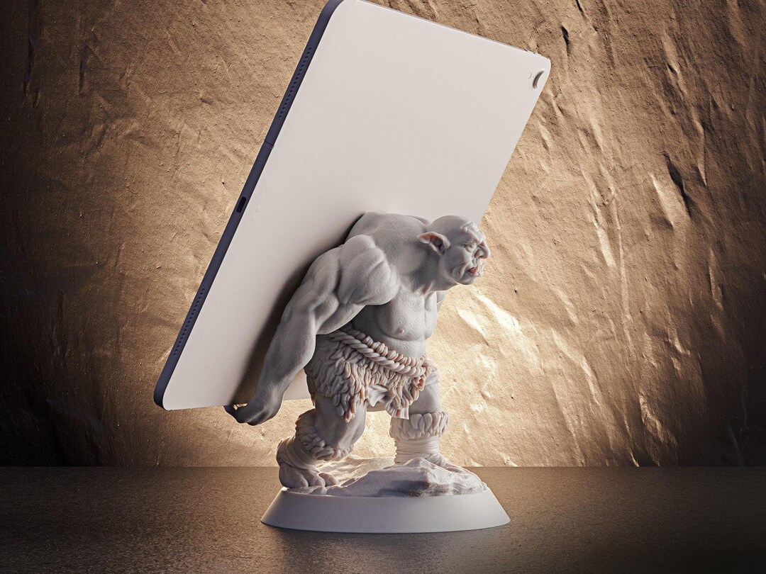 Troll Tablet Support STL 3D Print Model Printable 3D Design ...