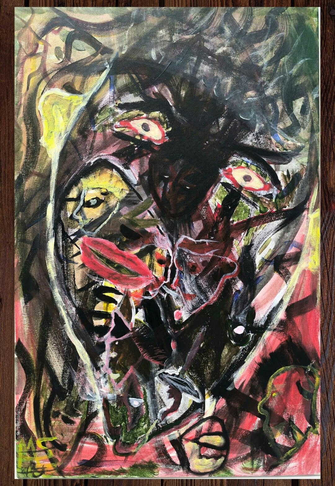 Painting MENTAL Emotions, Acrylic Colors, Abstract Paint - Etsy