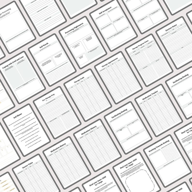 Editable PTSD Trauma Processing Workbook | Therapy Worksheets (PDF ...