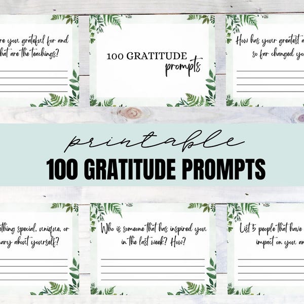 Gratitude Cards - Etsy