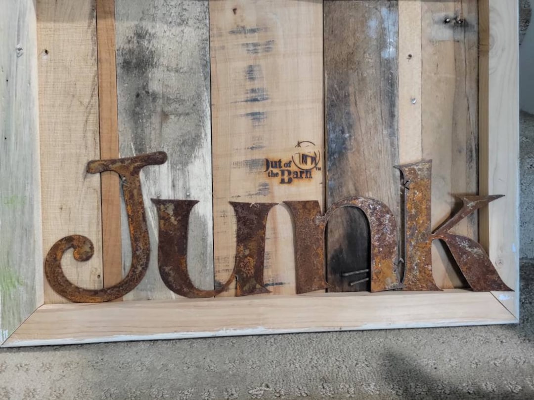 Rusty Metal * Junk * Sign Making * - Etsy