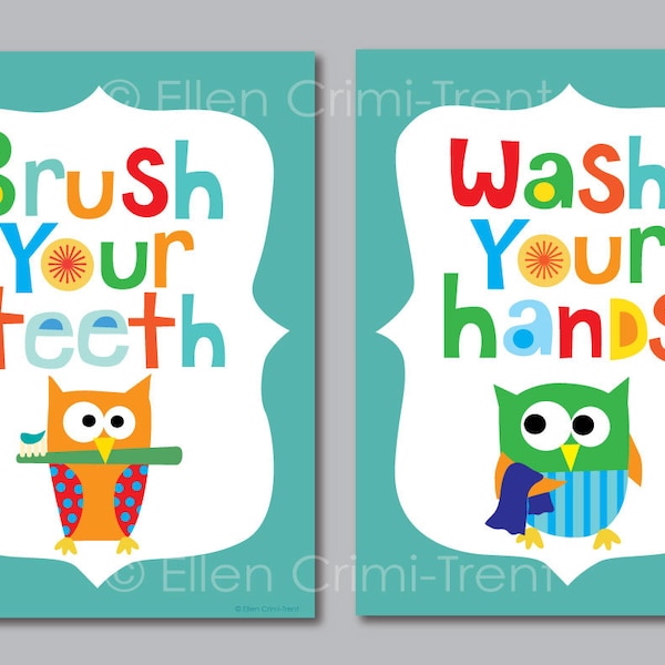 Owl Bathroom - Etsy