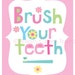 Girls Bathroom Art- Pink- Bathroom Rules Print Set - Etsy