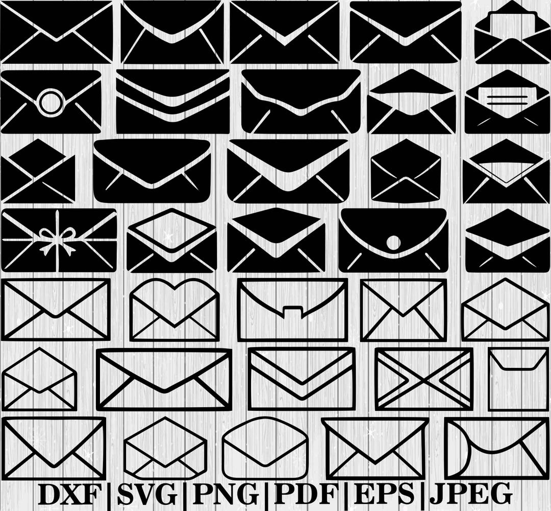 Envelop Svg Bundle, Envelop Png Bundle, Envelops Clipart, Mailing ...