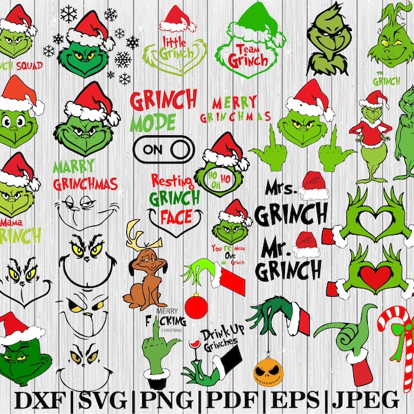 Grinch Svg - Etsy