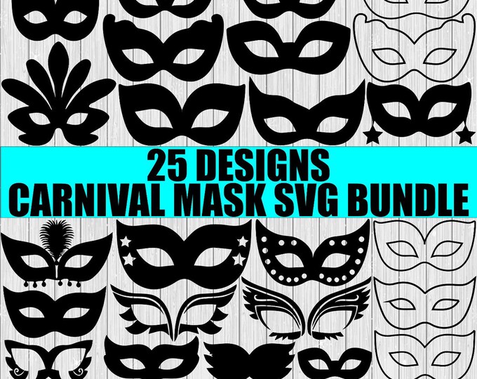 Mask SVG, Printable Masks, Kids Masks, Printable Kids Mask Masquerade ...