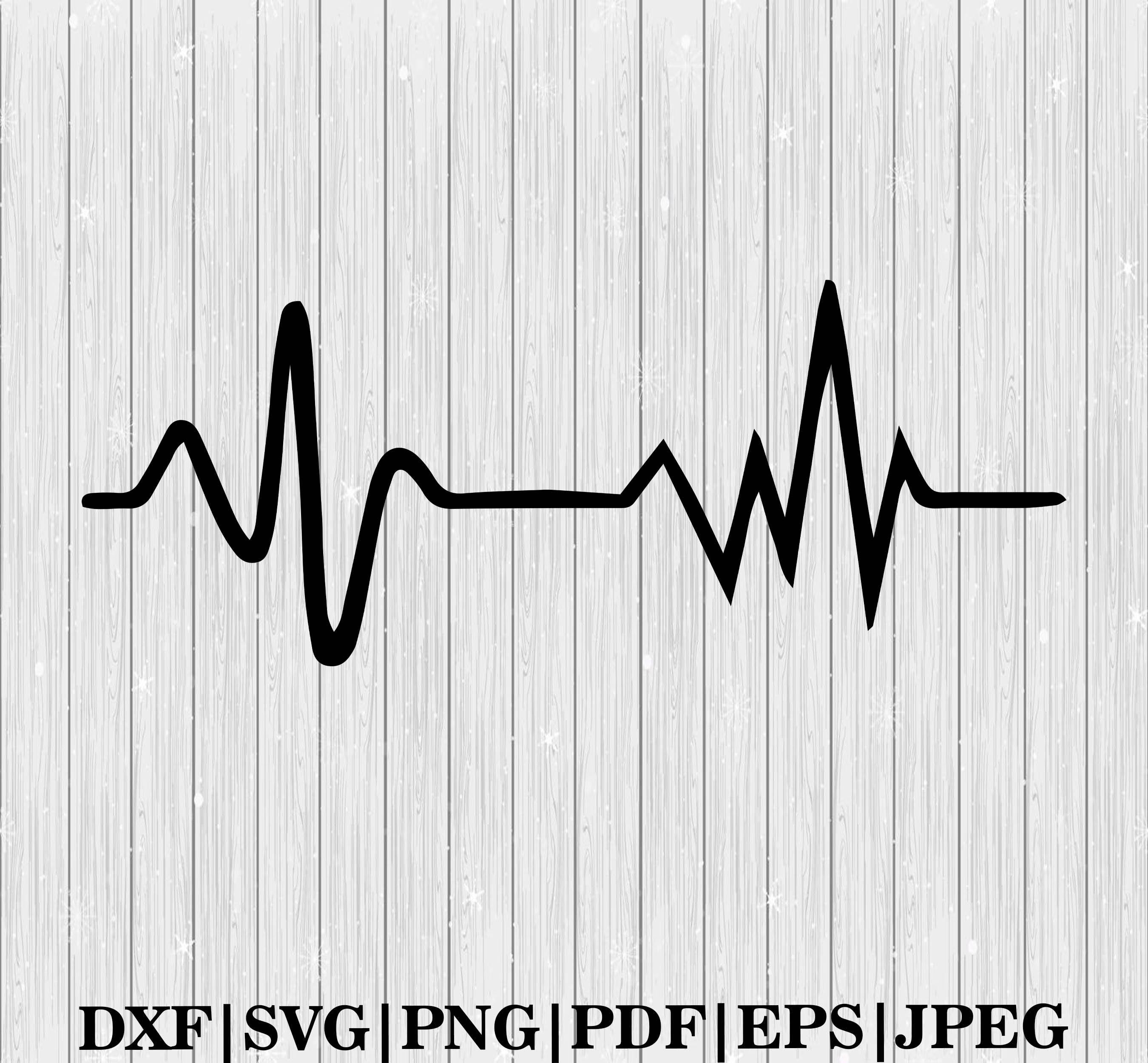 Heartbeat Svg Bundle, Heartbeat Clipart, Heartbeat Cut Files for Cricut ...