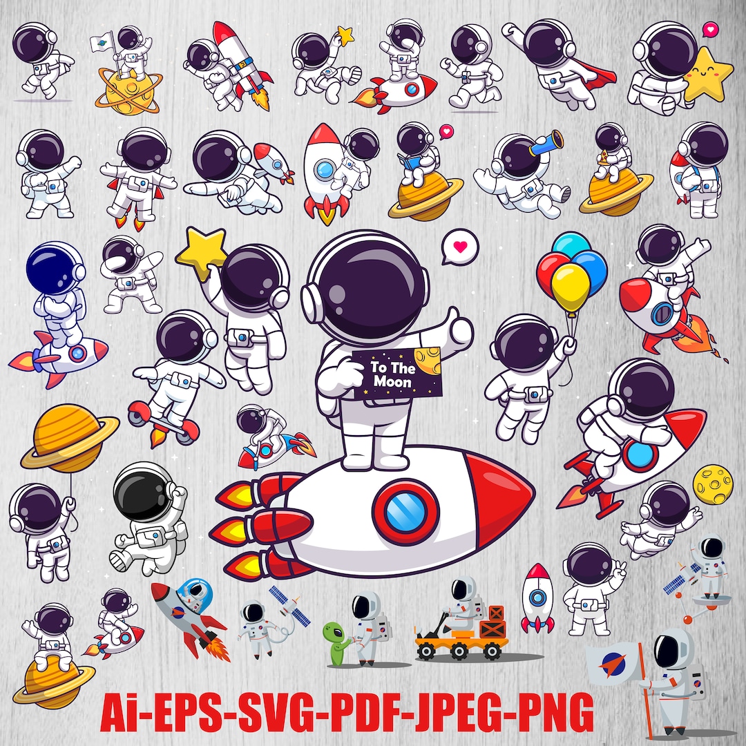 Space Svg Bundle, Space Clipart, Planets Svg Bundle, Solar System Svg ...