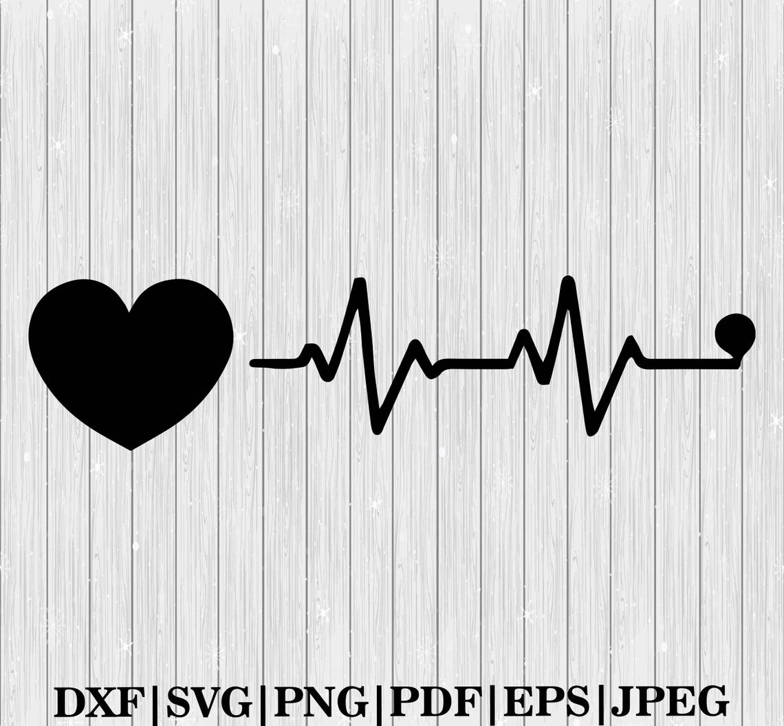 Heartbeat Svg Bundle, Heartbeat Clipart, Heartbeat Cut Files for Cricut ...