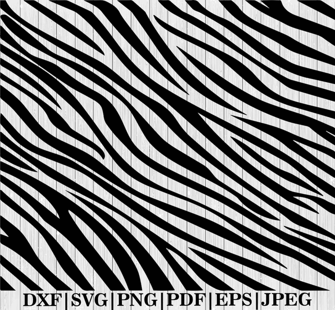 Zebra Stripe Pattern Svg, Animal Pattern Svg, Seamless Zebra Pattern ...