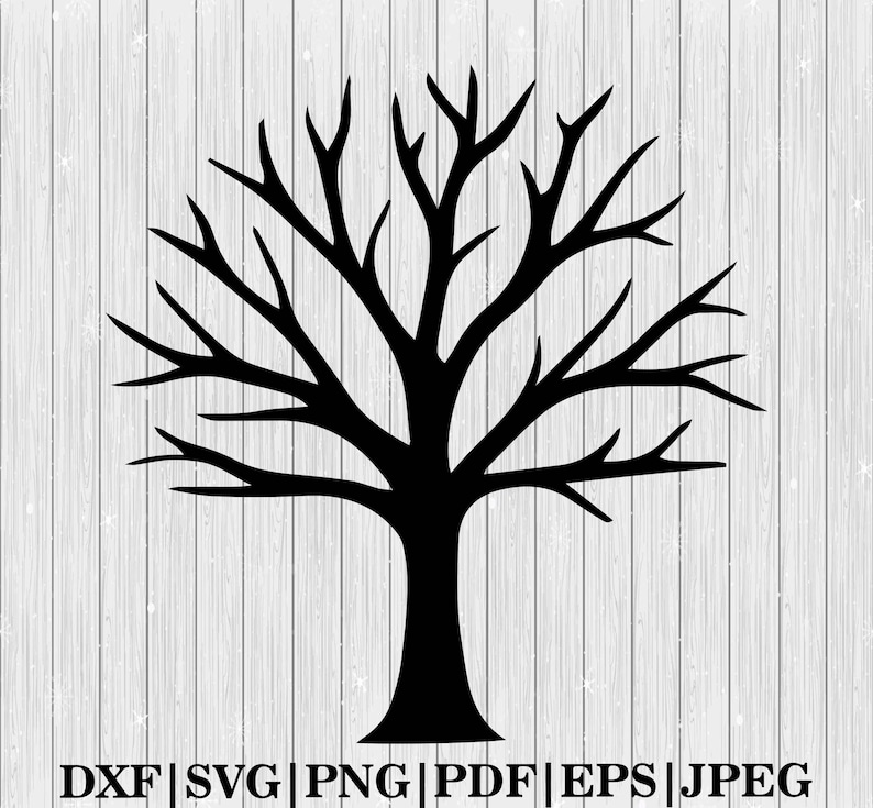Bare Tree Svg Bundle, Bare Tree Png Bundle, Forest Tree Silhouette ...