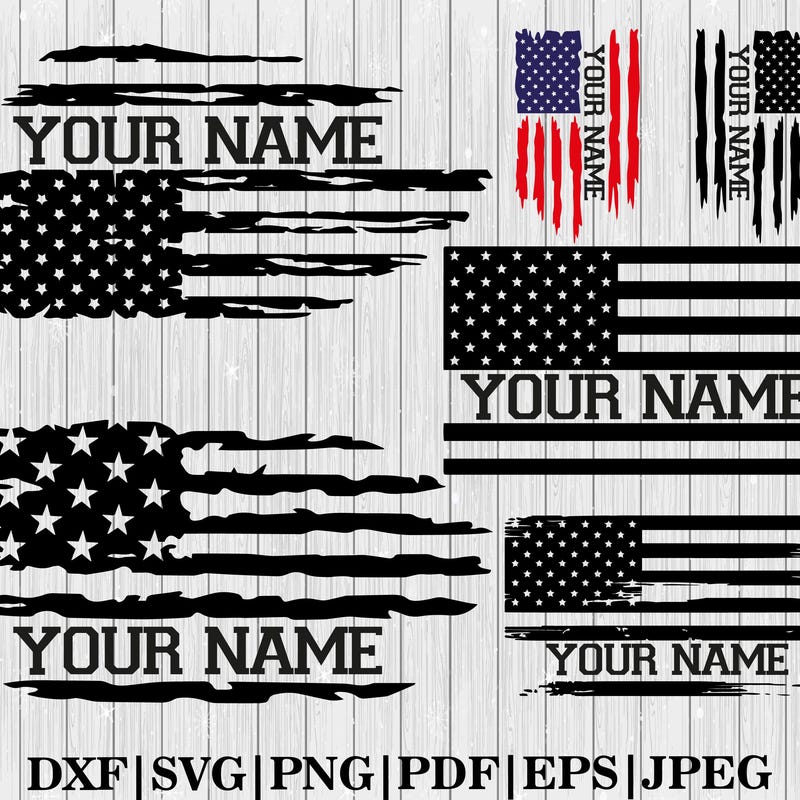 Name in Flag Shirt - Etsy