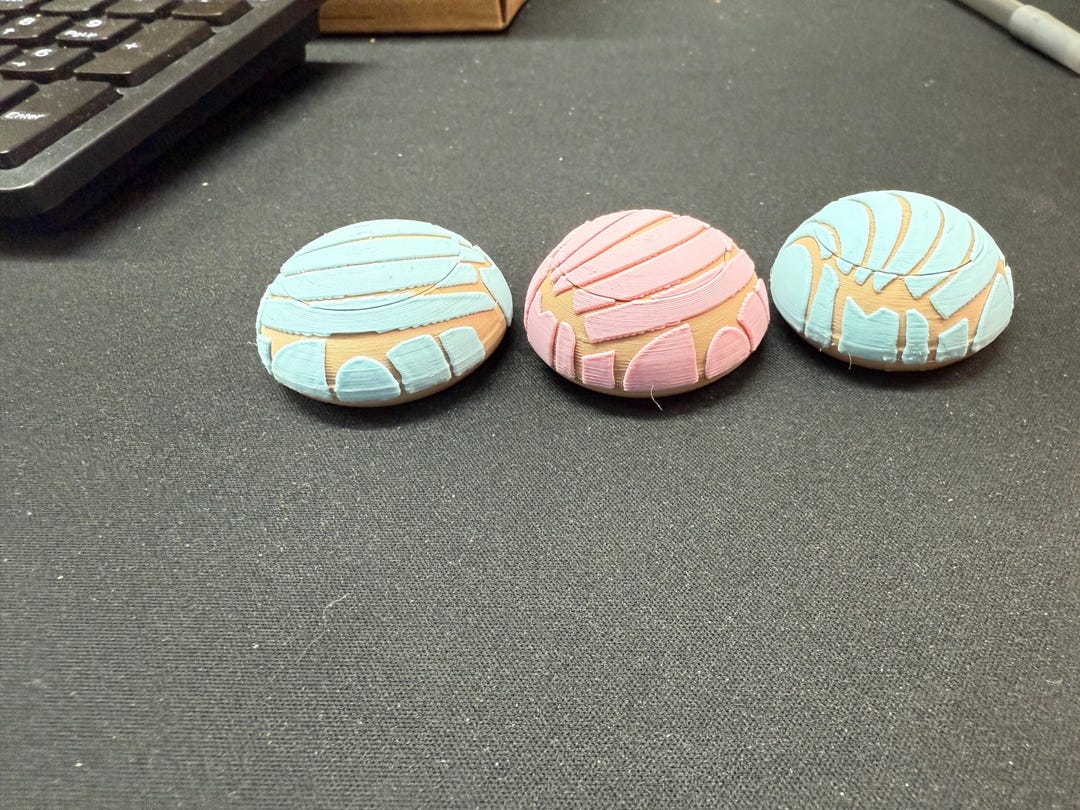 Pink and Blue Concha Mini, Baby Shower Favor, Boy, Girl, Concha, Latino ...