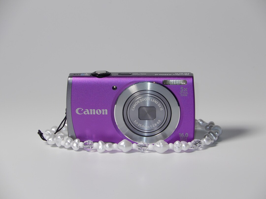 Purple Canon Powershot A3500IS Y2K Digital Camera 16mp W/ Y2K Charm, SD ...