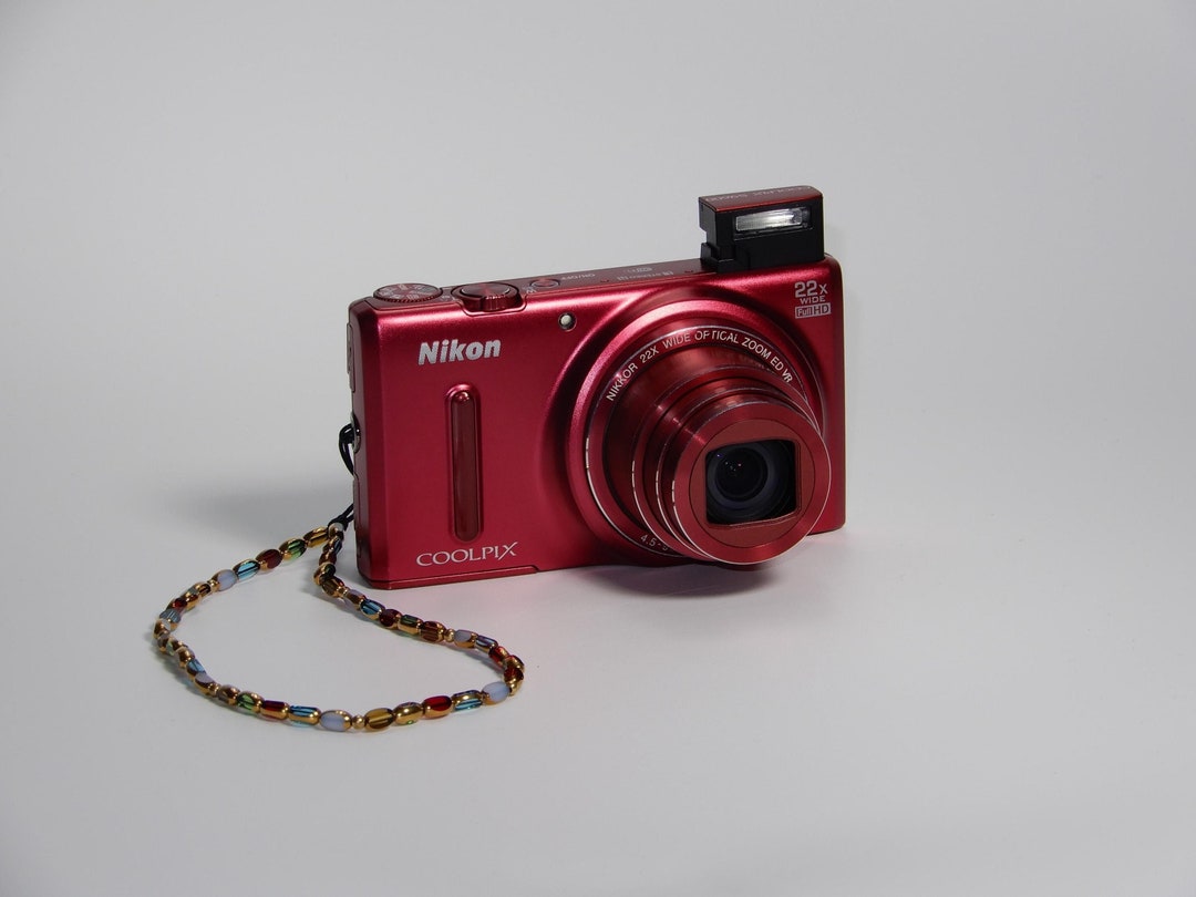 Red Nikon Coolpix S9600 RARE Colour Y2K Digital Camera W/ Free Y2K ...