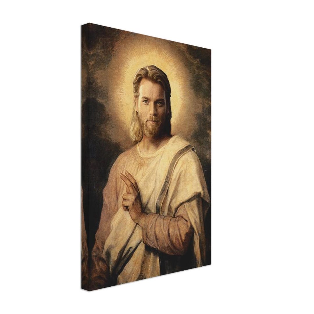 Canvas the Original Space Jesus Inspired by Hofmann's Jesus Oil ...