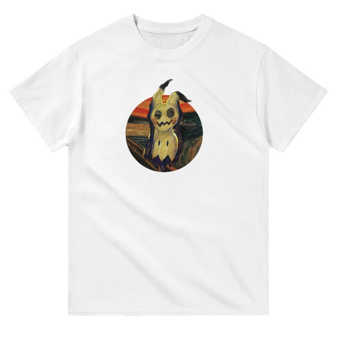 Mimikyu Edvard Munch Scream Promo Card Style 2 Heavyweight Unisex T ...