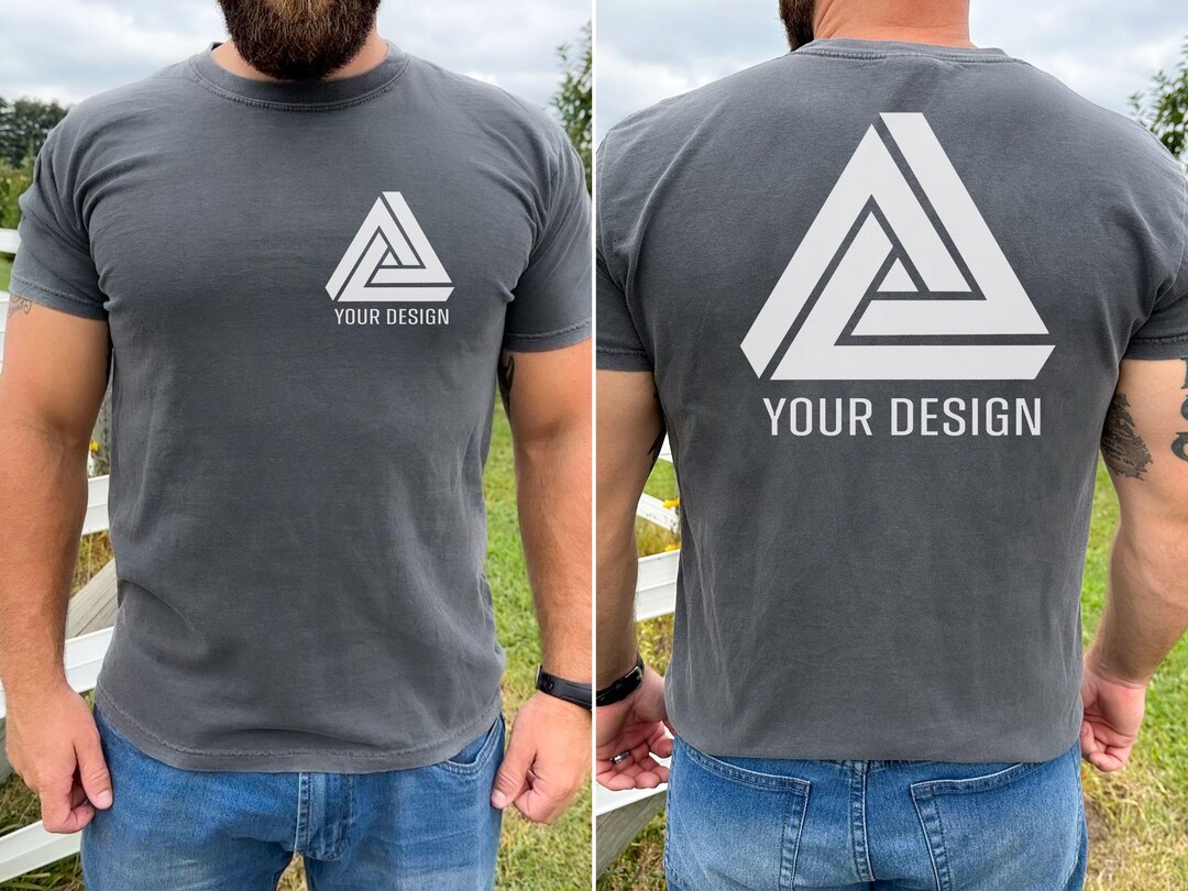 Custom Company Shirt With Logo, Custom Logo Shirt, Custom Text T-shirt ...