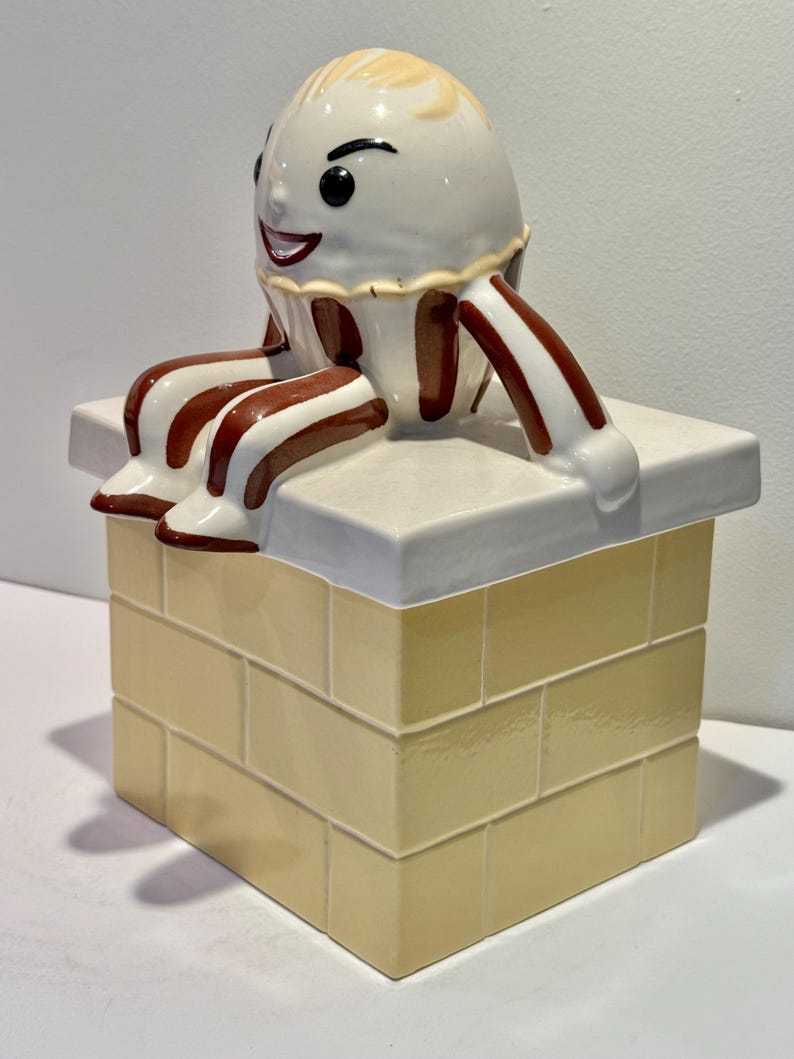 Beautiful Abingdon Humpty Dumpty Cookie Jar - Etsy
