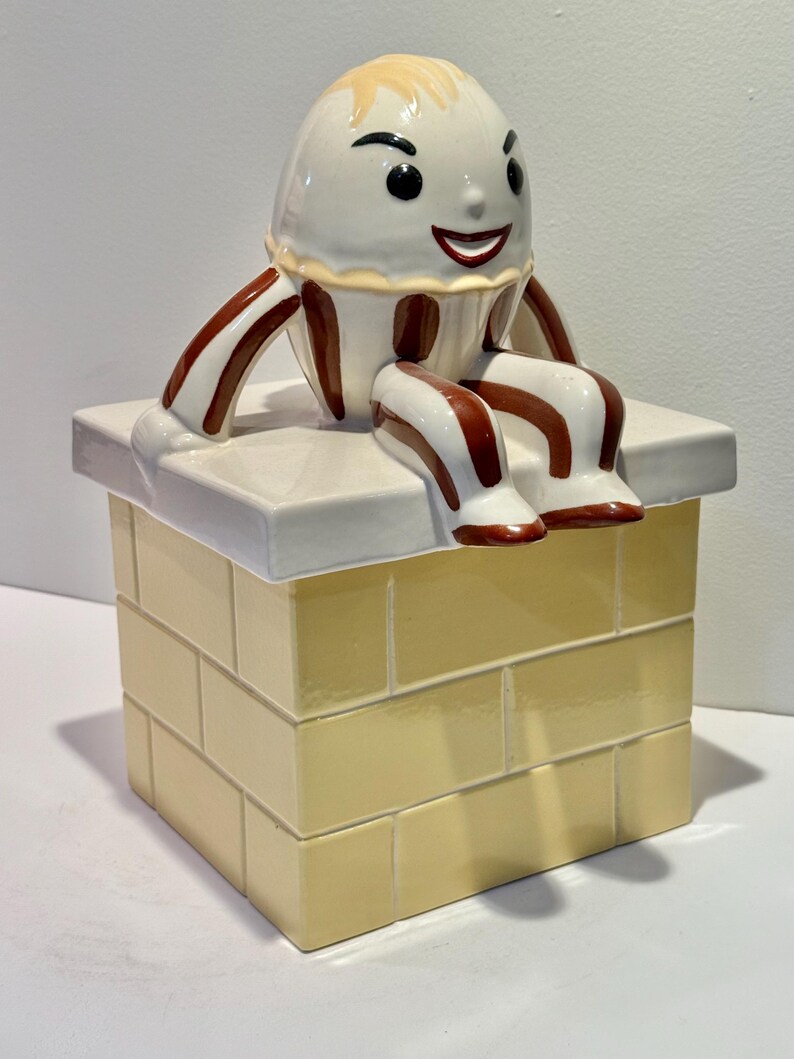 Beautiful Abingdon Humpty Dumpty Cookie Jar - Etsy