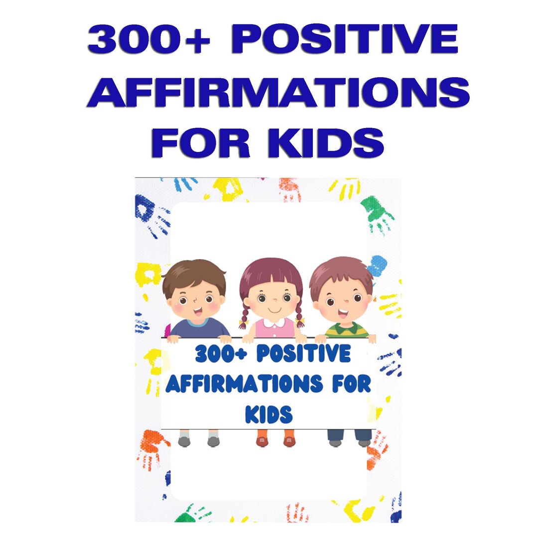 Worksheets 300 Positive Affirmations Printable Homeschool Teacher Kids ...