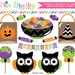 Trick or Treat Halloween Clipart Digital Graphics Halloween | Etsy