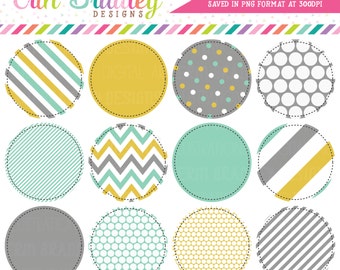 20 hand drawn circle frames doodle round borders digital | Etsy