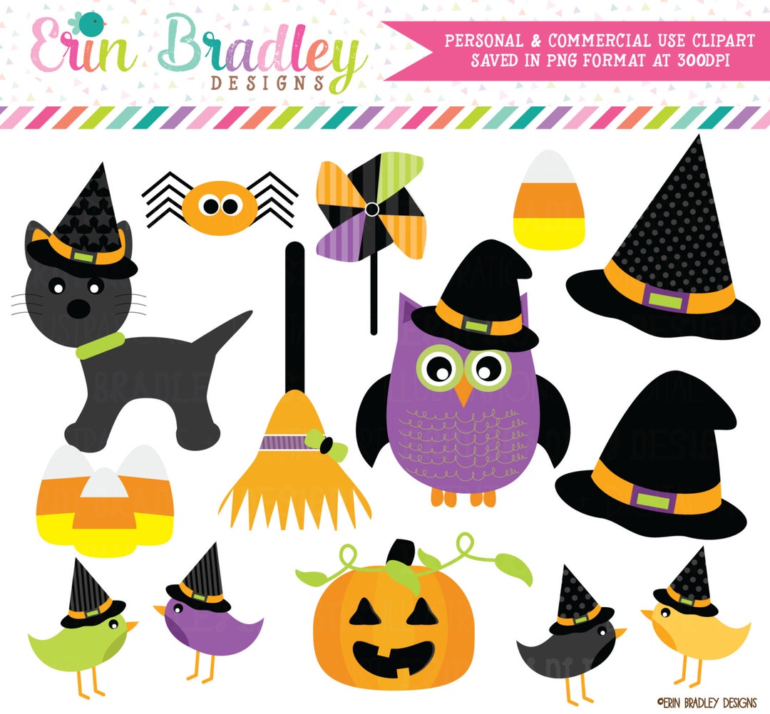 Halloween Friends Clipart Clip Art Personal & Commercial Use Instant ...