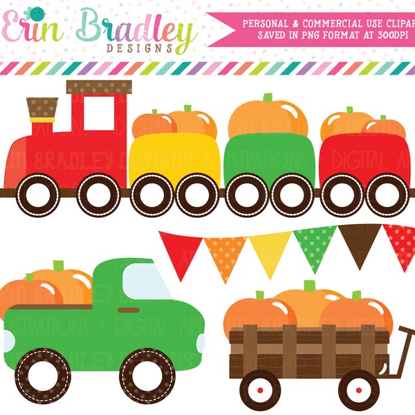 Pumpkin Clipart - Etsy