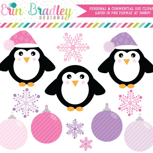 Snowy Penguin Snow Leopard Polar Bear Watercolor Little | Etsy