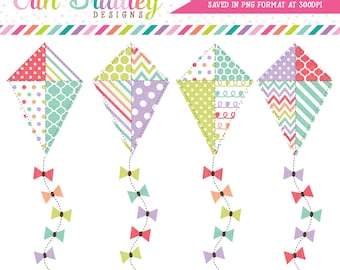 Kite Clipart Outdoors Spring Clip Art Graphics Personal & - Etsy