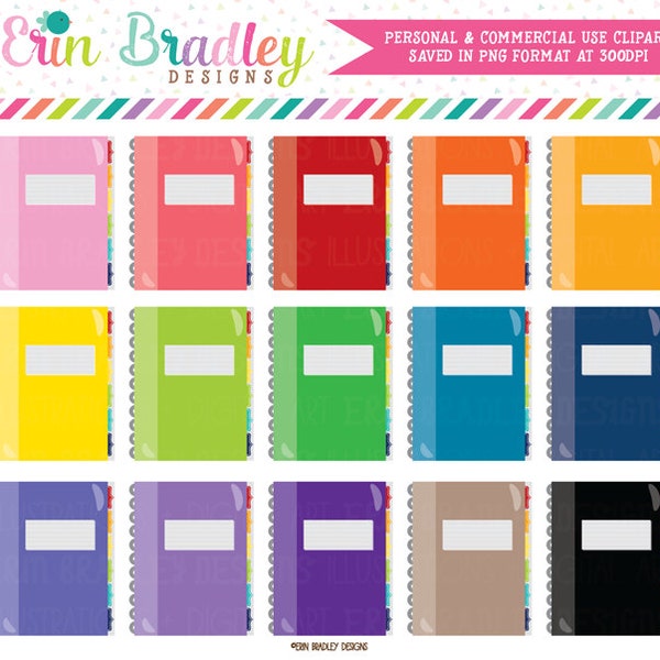 Notebook Clipart - Etsy