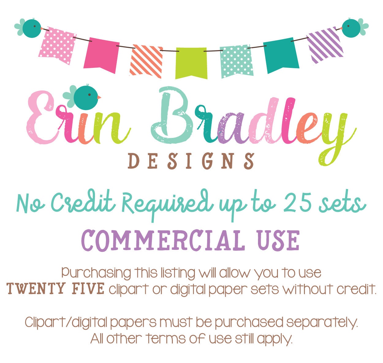 UP TO 25 SETS Commercial Use No Credit Required for Clipart - Etsy
