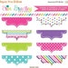 80% OFF SALE Bundle Digital Clipart Labels Instant Download