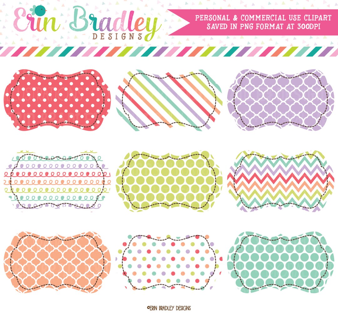 Sugar Digital Clipart Labels Instant Download Commercial Use Clip Art ...