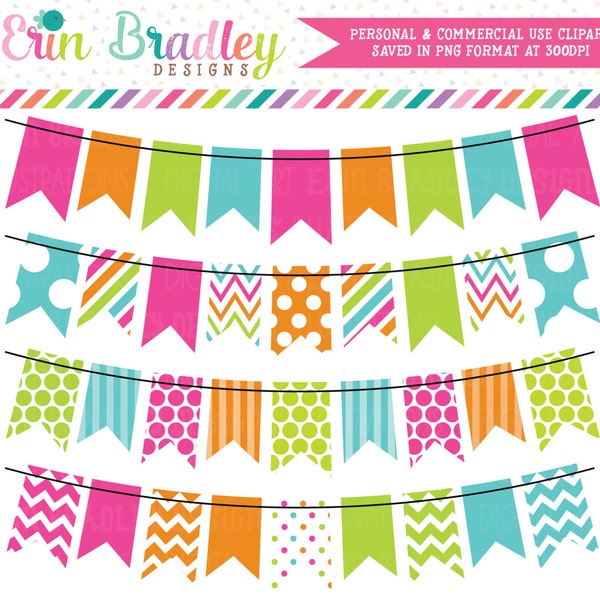 Rainbow Bunting - Etsy