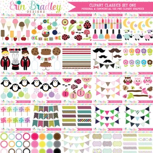 Clipart Bundle - 100 Sets Personal & Commercial Use Clip Art Graphics ...