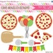 Pizza Party Clipart Commercial Use Clip Art Graphics Instant | Etsy